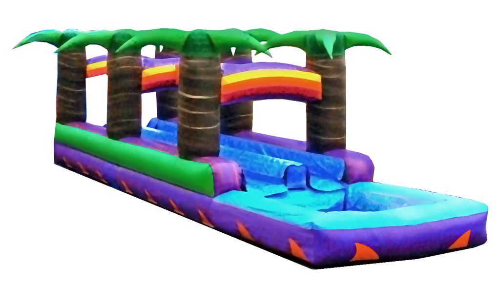 35 FT Run N Splash Blast 2 Lane w/Pool - Parties N Motion